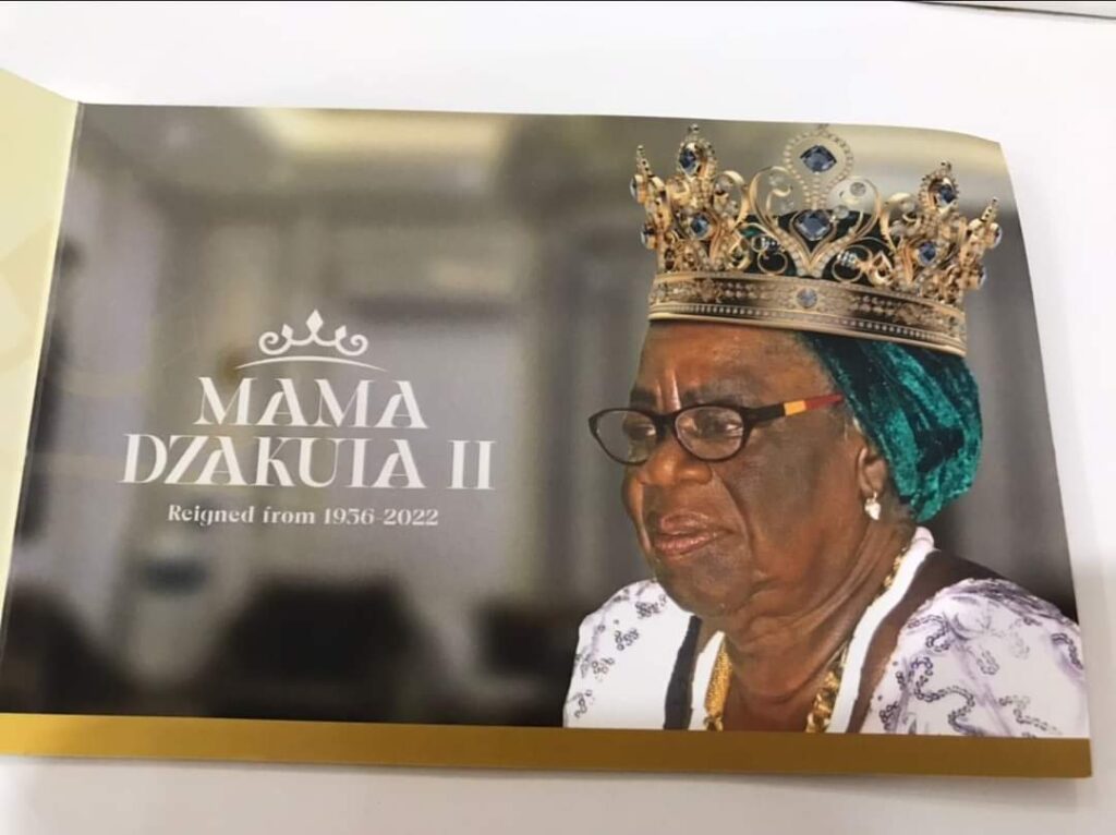 Despedida de la Reina Madre de Adaklu Waya